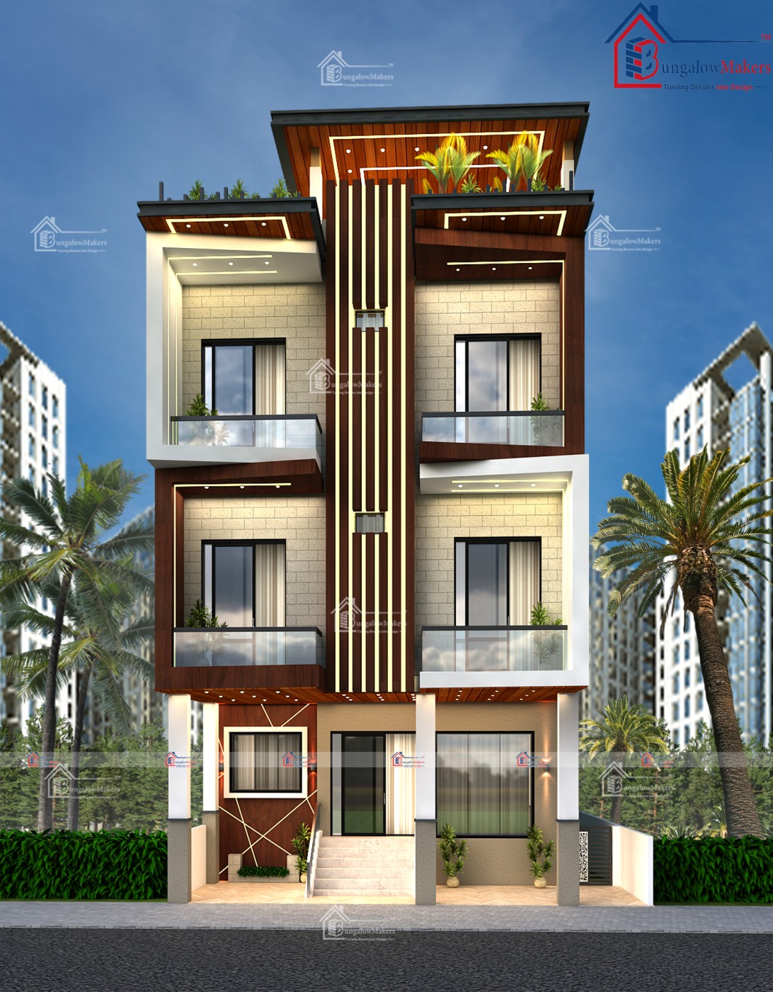 Modern 3D Hotel Exte...