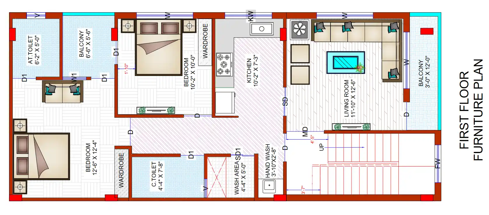 18*50 house plan