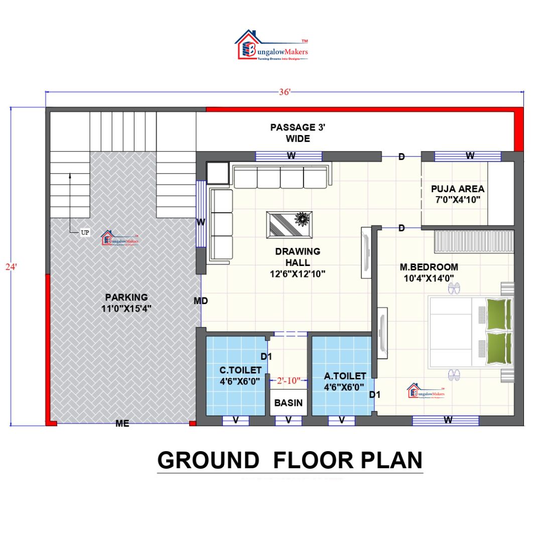 864 Duplex House Flo...