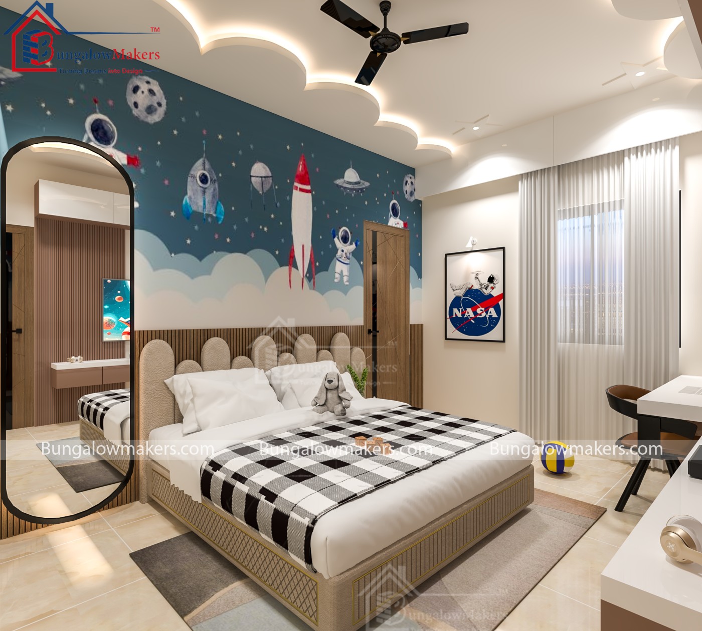 Kids Modern Room Design